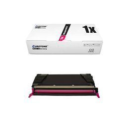 Eurotone Tonerkartusche Toner ersetzt Lexmark 0C736H1MG Magenta