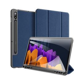 Dux Ducis Tablet-Hülle Buch Tasche Hartschale mit Smart Sleep Standfunktion kompatibel mit SAMSUNG GALAXY TAB S7 11" Tablet Hülle Etui