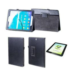 Wigento Tablet-Hülle Für Samsung Galaxy Tab A 10.1 2019 T510 T515 Hülle Cover Tasche Schwarz Kunst Leder Case Neu + 0