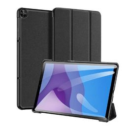 Dux Ducis Tablet-Hülle Dux Ducis Hartschale mit Smart Sleep und integrierter Standfunktion Etui Schutz Hülle Tasche Cover für LENOVO TAB M10 HD 2 10.1" Schwarz