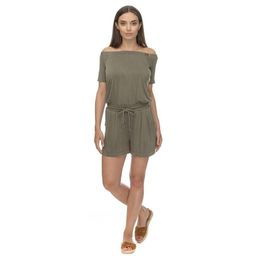 Ragwear Jogginghose Ragwear Jumpsuit Damen GILIT 2011-75003 Grün Olive 5031