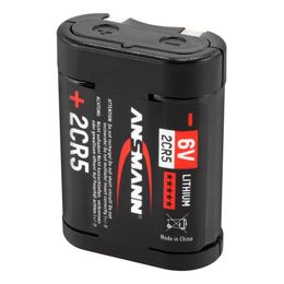 Ansmann AG Lithium Batterie 2CR5 / 6V Li Fotobatterie mit langer Haltbarkeit / Temperaturunempfindlich Batterie