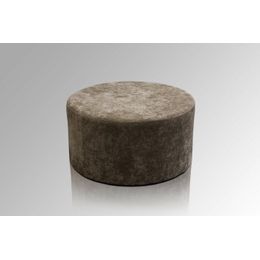 AMARIS Elements Hocker Samt Hocker 'James' Pouf rund gepolstert