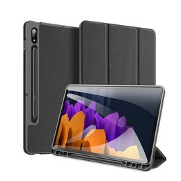 Dux Ducis Tablet-Hülle Buch Tasche Hartschale mit Smart Sleep Standfunktion kompatibel mit SAMSUNG GALAXY TAB S7 11" Tablet Hülle Etui