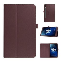 Wigento Tablet-Hülle Aufstellbare Kunst-Leder Tasche für Samsung Galaxy Tab S7 T870 / T875 2020 Etuis Hülle Cover Schutz Case Zubehör