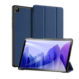 Dux Ducis Tablet-Hülle Buch Tasche Hartschale mit Smart Sleep Standfunktion für SAMSUNG GALAXY TAB A7 LITE (T220) Tablet Hülle Etui Brieftasche Schutzhülle Blau