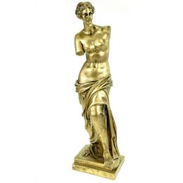 Kremers Schatzkiste Dekofigur Alabaster Venus von Milo Figur Skulptur 41 cm goldfarben Aphrodite