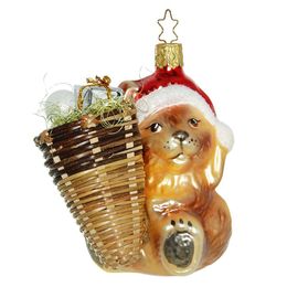 Inge Glas INGE-GLAS® Christbaumschmuck Weihnachtshase (1-tlg)