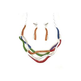Mein Style Collier-Set Collier mit Ohrringen multicolor CO618 (1 Stück
