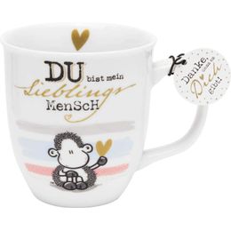 Sheepworld Tasse Sheepworld Tasse Motiv Mensch mit Golddruck