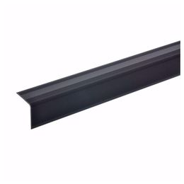 acerto® Treppenkantenprofil Alu Treppenwinkel-Profil 135cm 27x27mm bronze dunkel selbstklebend
