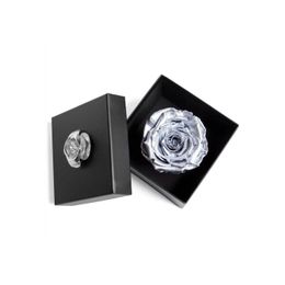 Kunstblume 1 Infinity Rose haltbar 3 Jahre Rose in Box mit Blumendeckel Rose