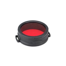 NITECORE LED Taschenlampe Rotfilter NFR65 für Taschenlampe mit 70 mm Bezel