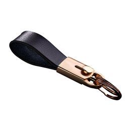 Cerbery Schlüsselanhänger Schlüsselanhänger aus Leder mit Ringen und Geschenkbox