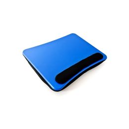 Relaxdays Laptop Tablett Laptopkissen mit Handauflage Blau