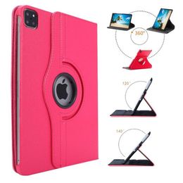 Wigento Tablet-Hülle Für Apple iPad Pro 12.9 2022 2021 2020 2018 360 Grad Rotation Tablet Tasche Hülle Case Cover Etui Schutz Neu