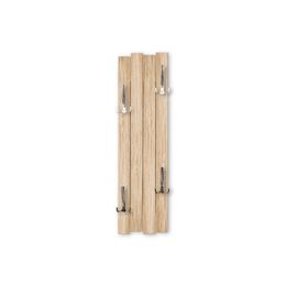 Kreative Feder Wandgarderobe Wand-Garderobe „Holz Beige“ aus Holz