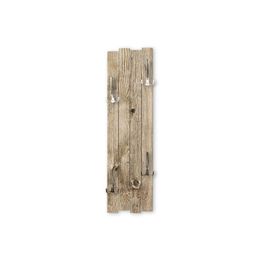 Kreative Feder Wandgarderobe Wand-Garderobe „Altes Holz Braun“ aus Holz