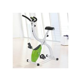 vitalmaxx Heimtrainer Fitness Bike Cardiobike Homebike klappbar limegreen