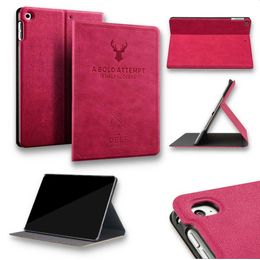 Wigento Tablet-Hülle Aufstellbare Kunst-Leder Tablet Tasche Smartcover Muster für Apple iPad Air 2020 4. Gen / iPad Pro 11.0 Zoll 2018 Etuis Hülle Cover Schutz Case Zubehör