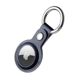 Dux Ducis Schlüsselanhänger Case Leder Schutz Hülle Cover Schlüsselanhänger Apple AirTag