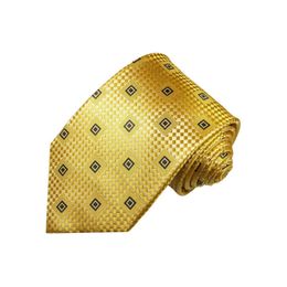 Paul Malone Krawatte Designer Seidenkrawatte Herren Schlips modern kariert 100% Seide Schmal (6cm)
