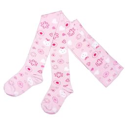 WERI SPEZIALS Strumpfhersteller GmbH Strickstrumpfhose Kinderstrumpfhosen für Mädchen >>Kürbisblüte<< aus Baumwolle