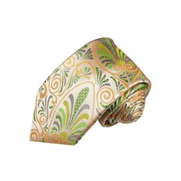 Paul Malone Krawatte Designer Seidenkrawatte Herren Schlips modern bunt floral 100% Seide Breit (8cm)