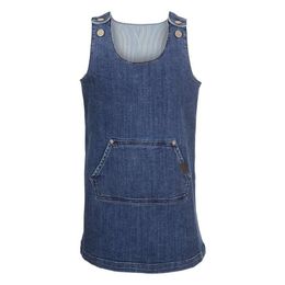 Elkline Sommerkleid Littledream Jeanskleid mit Knopfleiste und Kängurutasche