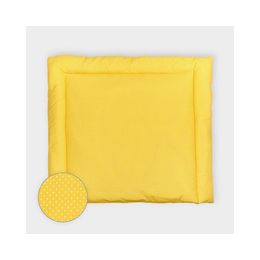 KraftKids Wickelauflage weiße Punkte auf Gelb