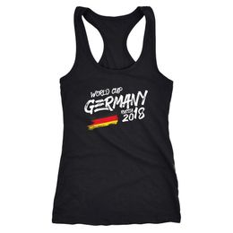 MoonWorks Tanktop Damen Deutschland Tanktop WM Fußball Weltmeisterschaft 2018 World Cup Fan-Shirt Germany MoonWorks®