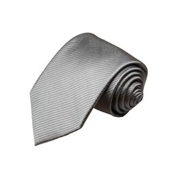 Paul Malone Krawatte Herren Seidenkrawatte Designer Schlips modern einfarbig 100% Seide Breit (8cm)