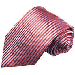 Paul Malone Krawatte Moderne Herren Seidenkrawatte gestreift 100% Seide Schmal (6cm)