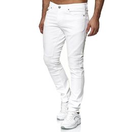 Tazzio Slim-fit-Jeans 16517 in cooler Biker-Optik