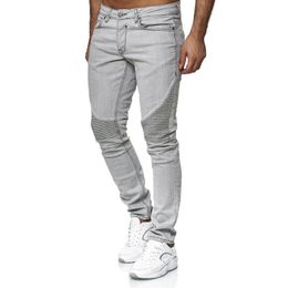 Tazzio Slim-fit-Jeans 16517 in cooler Biker-Optik