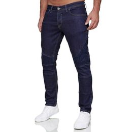 Tazzio Slim-fit-Jeans 16517 in cooler Biker-Optik