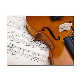 Bilderdepot24 Leinwandbild Violine