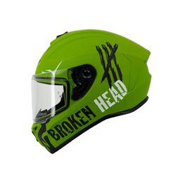 Broken Head Motorradhelm Adrenalin Therapy 4X Military-Green Matt