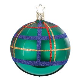 Inge Glas INGE-GLAS® Weihnachtsbaumkugel Squared waldgrün (1 St)
