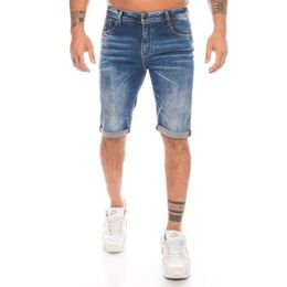 Cipo & Baxx Cipo & Baxx Caprijeans Herren Capri Denim Jeans Short kurze Hose Modische Akzente und Stretchanteil