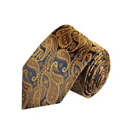 Paul Malone Krawatte Herren Seidenkrawatte Schlips modern paisley brokat 100% Seide Schmal (6cm)