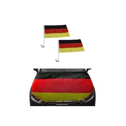 Sonia Originelli Fahne Auto-Fan-Paket Deutschland Germany Außenspiegel Motorhaubenüberzug