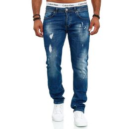 OneRedox Straight-Jeans J-700C (Jeanshose Designerjeans Bootcut