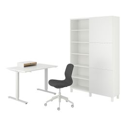 IKEA TROTTEN/LÅNGFJÄLL / BESTÅ/LAPPVIKEN Schreibtisch+Aufbewahrungskombi