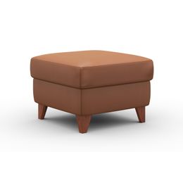 Hocker Machalke "diego" Gr. B/H/T: 65 cm x 44 cm x 65 cm, Leder COMFORT, braun (mattone comfort)