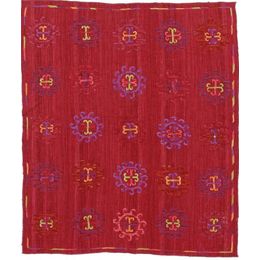 Nain Trading Orientteppich »Kelim Afghan Soozani 183x163 Handgewebter Orientteppich