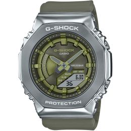 Chronograph Casio G-SHOCK "GM-S2100-3AER" Armbanduhren grün Damen Quarzuhren