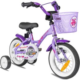 Kinderfahrrad PROMETHEUS BICYCLES "Hawk" Fahrräder Gr. 20 cm, 12,5 Zoll (31,75 cm), lila Kinder Kinderfahrräder