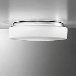 AI LATI Drum Deckenleuchte, 1-flammig &Oslash; 30 H: 10 cm, satiniert LL8701NE