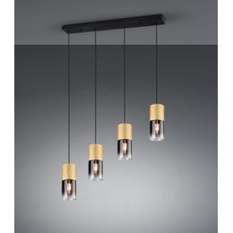 Trio Leuchten Robin Pendelleuchte Messing, 4-flammig